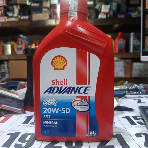 Jual OLI SHELL AX3 0,8L 20w-50 - Kota Medan - Harapan Maju Racing ...