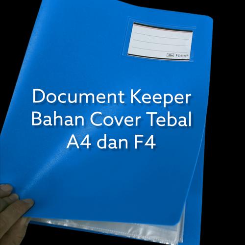 Jual Vision Map 40 lembar A4 / F4 Clear Holder Dokumen Document Keeper ...