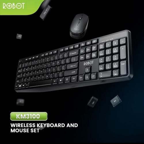 Jual Robot KM3100 Keyboard Mouse Wireless Set - Robot Mouse + Keyboard ...