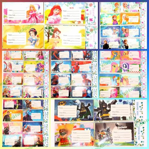Jual 10pcs Label Nama Sticker Nama Disney - Frozen - Kab. Buleleng ...
