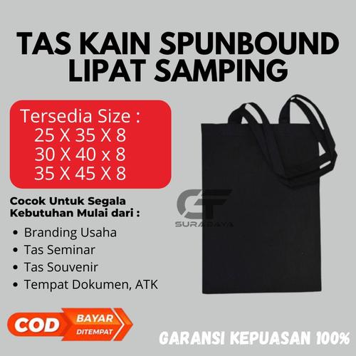 Jual Tas Spoundbond Goodie Bag Besar Tas Spunbond Lipat Samping Jumbo ...