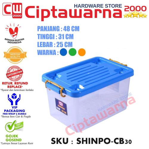 Jual Shinpo Container CB30 CB 30 Box Kotak Penyimpanan Barang CB30 ...