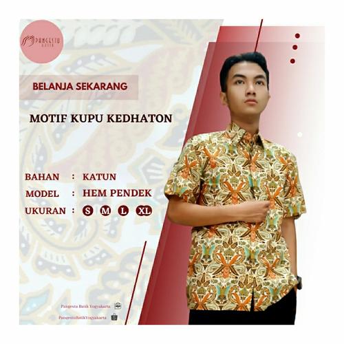 Jual Pangestu Batik Hem Pendek Kupu Kedhaton - Kota Yogyakarta ...