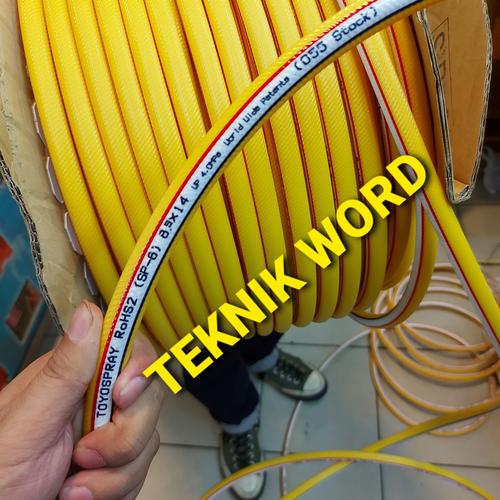 Jual SELANG KOMPRESOR TOYOX SELANG ANGIN TOYOX 8.5MM X 14 MM SELANG ...