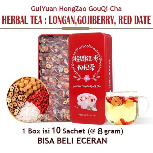 Jual SGS Hong Zao Gou Qi Cha Red dates Longan Wolfberry Jujube Herbal ...