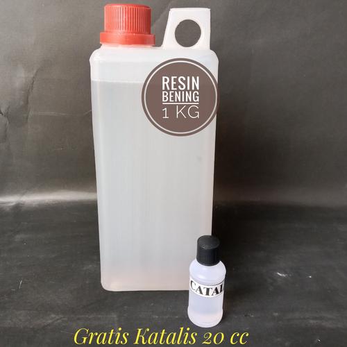 Jual Resin Bening 1kg GRATIS Katalis 20gr/Resin Fiberglass /Resin ...