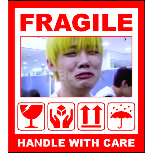 Jual STIKER FRAGILE KOREA KPOP LUCU BISA REQUEST ORANG - Kota Bandung ...