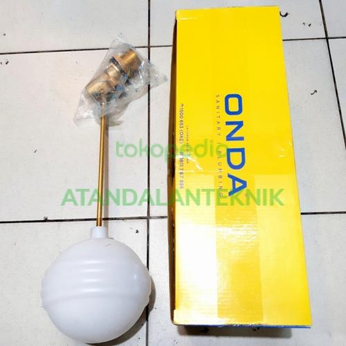 Jual Pelampung Kuningan 1 inch ONDA Bola Sensor Tangki Toren Tandon 1 ...