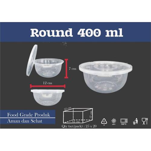 Jual THINWALL BENING BULAT 400 ML ISI 25 PCS OTI PACK - Jakarta Barat ...