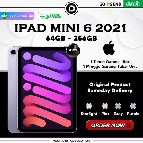 Jual Apple iPad Mini 6 2021 8.3" 64GB/256GB WIFI CELL Starlight Pink Gray - PURPLE IBOX, 256GB ...