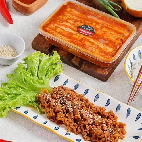 Jual Daging Slice Tipis Berbumbu Souce Korea Siap Panggang/Grill ...