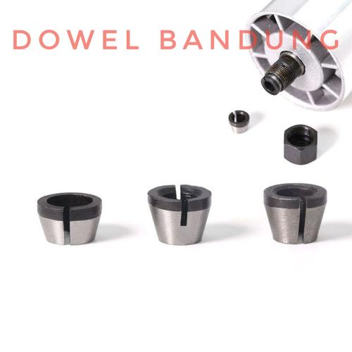 Jual Collet Adapter 6,35mm ke 6mm 8mm Router Bit Adaptor Collet Router ...
