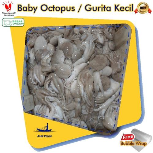 Jual BABY OCTOPUS 1Kg/Baby gurita segar/Baby octopus 1kg isi 30-40 ...