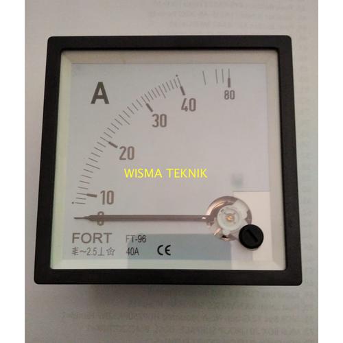 Jual AMPERE METER ANALOG DIRECT FORT MODEL FT-96ADT Class 2.5 - Jakarta ...