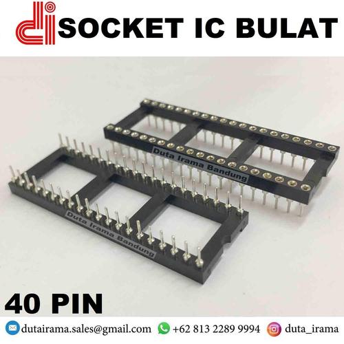 Jual Soket IC Bulat 40Pin Socket IC Round Hole 40P 2x20P - Kota Bandung ...