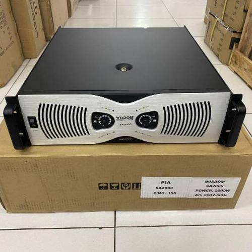 Jual POWER AMPLIFIER WISDOM SA2000 SA 2000 ORIGINAL AUDIO PRO - Jakarta ...