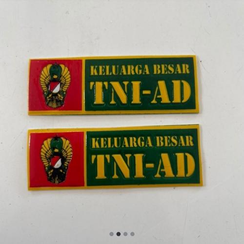 Jual stiker motor mobil motif TNI ad dan polisi 3x9 - TNI ad - Kota ...