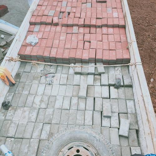 Jual paving block 6cm 8cm model bata pavink blok kon blok press mesin ...