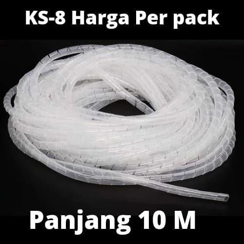 Jual Kabel Spiral Wrapping KS-8 Warna Putih - Jakarta Barat - SUGOI ...