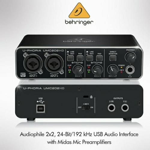 Jual Behringer UMC202HD ( UMC 202 HD ) Soundcard Audio Interface - Kota ...