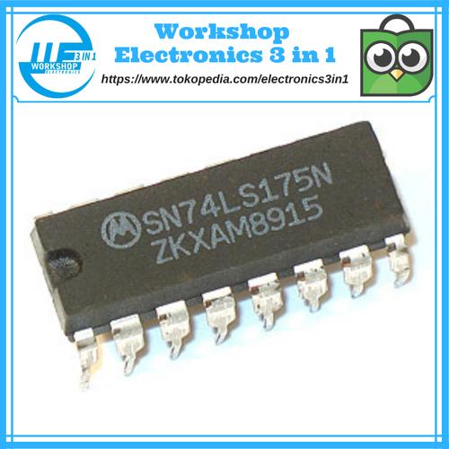 Jual 74LS175-D Flip FLop - Kota Blitar - Electronics 3 in 1 | Tokopedia