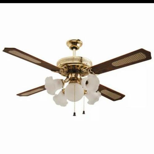 Jual Maspion MCF52-305 PB Ceiling Fan 52" KAYU / ARCTIC dengan 5 Lampu ...