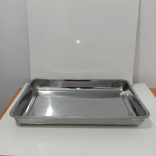 Jual Nampan stainless 59-60 cm x 39-40 cm x 6,8-7 cm tebal besar tray ...
