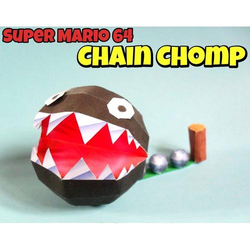 Jual Super Mario 64 Chain Chomp Papercraft - Kab. Bekasi - Papercraft ...