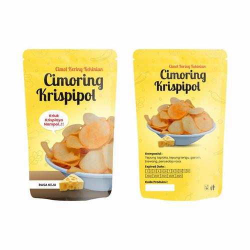 Jual Cemilan Cimoring Kripipoll Cimol Kering Rasa Keju dan Jagung ...