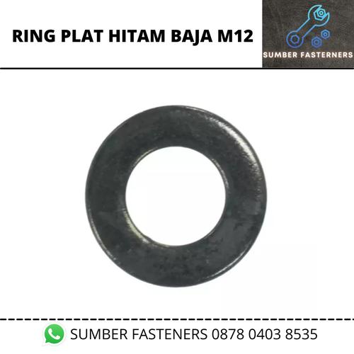 Jual Ring Plat / Ringplat Hitam Baja M18 Grade 8.8 - Jakarta Utara ...