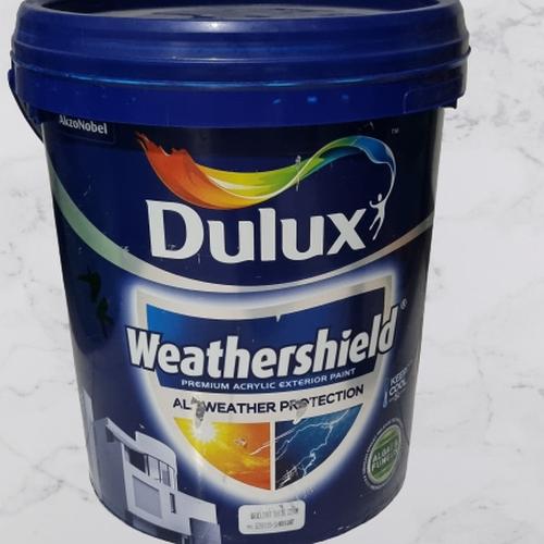 Jual cat tembok luar dulux weathershield BRILLIANT WHITE (putih) 20L ...