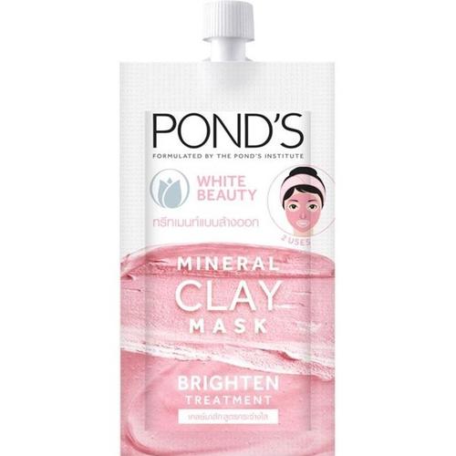 Jual POND's Ponds Pure White Beauty Mineral Clay Mask 8gr Original ...