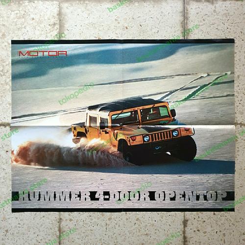 Jual poster hummer humvee majalah motor lawas iklan brosur - Kab ...