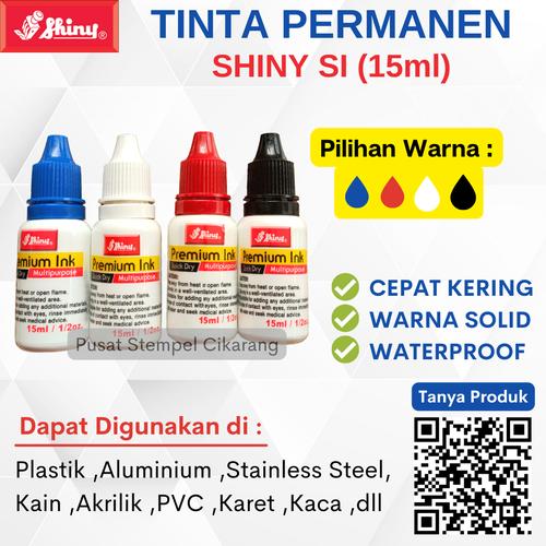 Jual Tinta Stempel Permanen/Tinta Premium/Tinta Waterproof SHINY 15ml ...