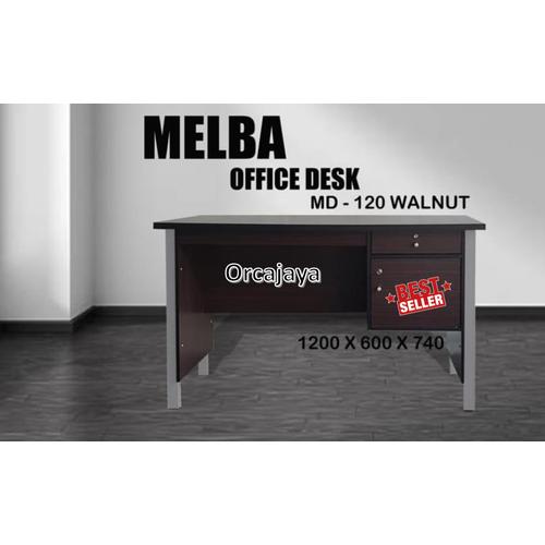 Jual MEJA SERBAGUNA MALBE OFFICE DESK MD-120 WALNUT/(DROP) - Kota ...