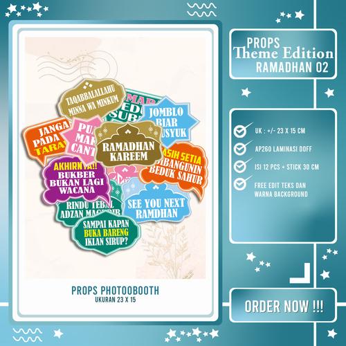 Jual Props Photobooth Edisi Ramadhan 02 - Kota Bandung - Omah Obie ...