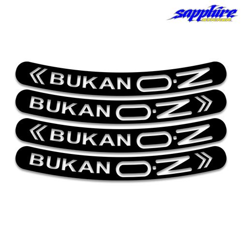 Jual stiker velg sticker BUKAN OZ racing - Hitam - Jakarta Timur ...