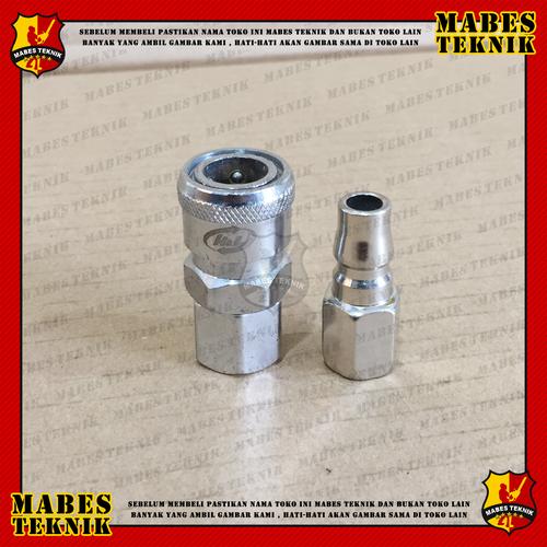 Jual COUPLER KOPLER SET ANGIN SAMBUNGAN SELANG SPIRAL KOMPRESOR ...