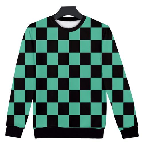 Jual Sweater Crewneck Tanjiro Kamado Fullprint Anime Manga Demon Slayer ...