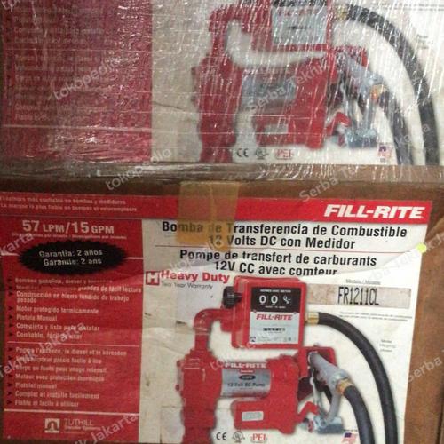 Jual Flowmeter fillrite FR1211CL / meteran solar fill rite dan pompa dc ...