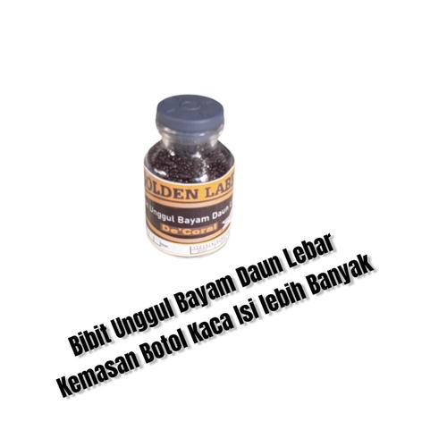 Jual Bibit Unggul Bayam Daun Lebar Kemasan Botol | Benih Bayam Daun ...