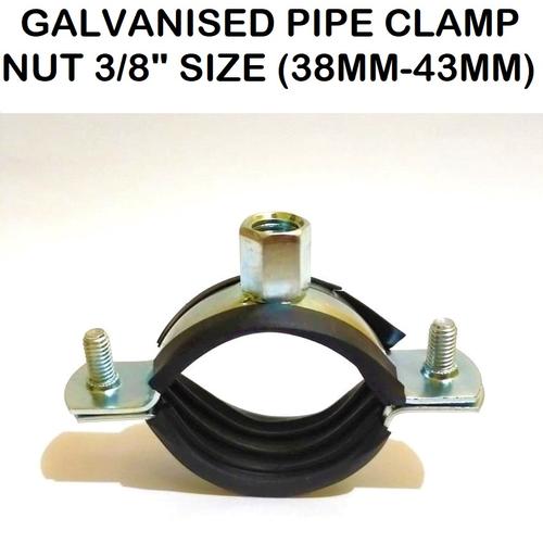 Jual GALVANISED PIPE CLAMP NUT 3/8" SIZE 38MM-43M Rubber Lined Pipe ...