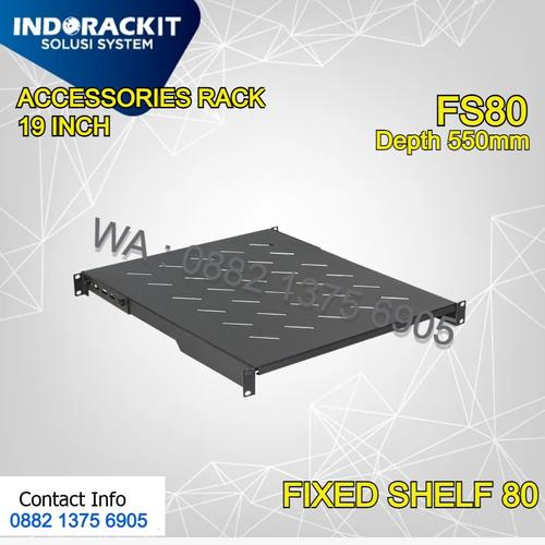 Jual Fixed Shelf Close Rack Flat Ambalan Tatakan Rak Server D. 550mm ...