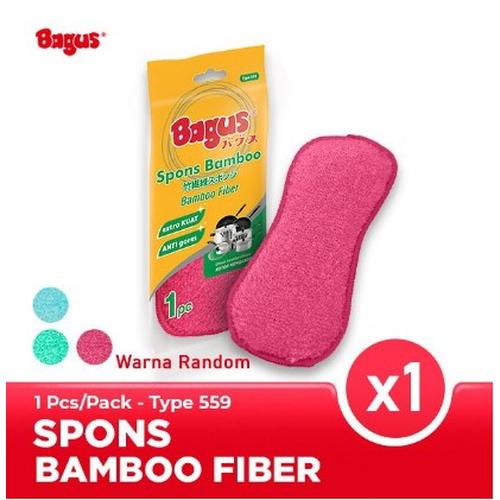 Jual BAGUS Sabut Spons Bamboo Fiber Serbaguna / Spons cuci piring 559 ...
