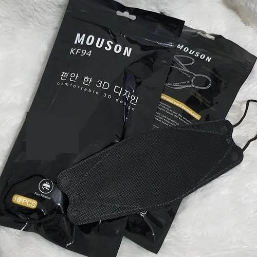 Jual MASKER KF94 PREMIUM 4PLY MASKER 3D STANDART KOREA HITAM & PUTIH ...