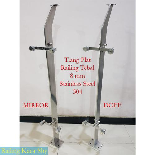 Promo TIANG PLAT RAILING STAINLESS STEEL 304 DOFF - Kota Surabaya ...