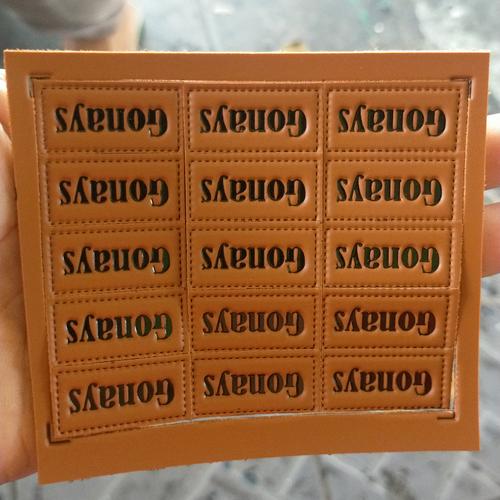 Jual label kulit imitasi, imitasi sablon embos, label merek celana - 5 ...