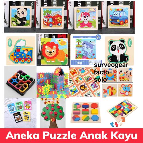Jual Mainan Edukasi Anak Puzzle Playgroup PAUD TK SD Montessori ...