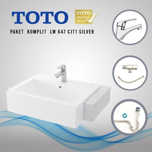 Jual WASHTAFEL TOTO LW647CJT1 PAKET SILVER / WASHTAFEL TOTO 647 KOMPLIT SET - Kota Cimahi - BSA ...
