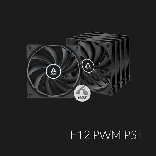 Jual ARCTIC F12 PWM PST (5 Pack) Black - 120 mm Case Fan - Jakarta ...